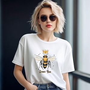 Queen Bee Shirt, Vintage Bee Lover T-shirt, Unique Gift for Bee Lovers ...