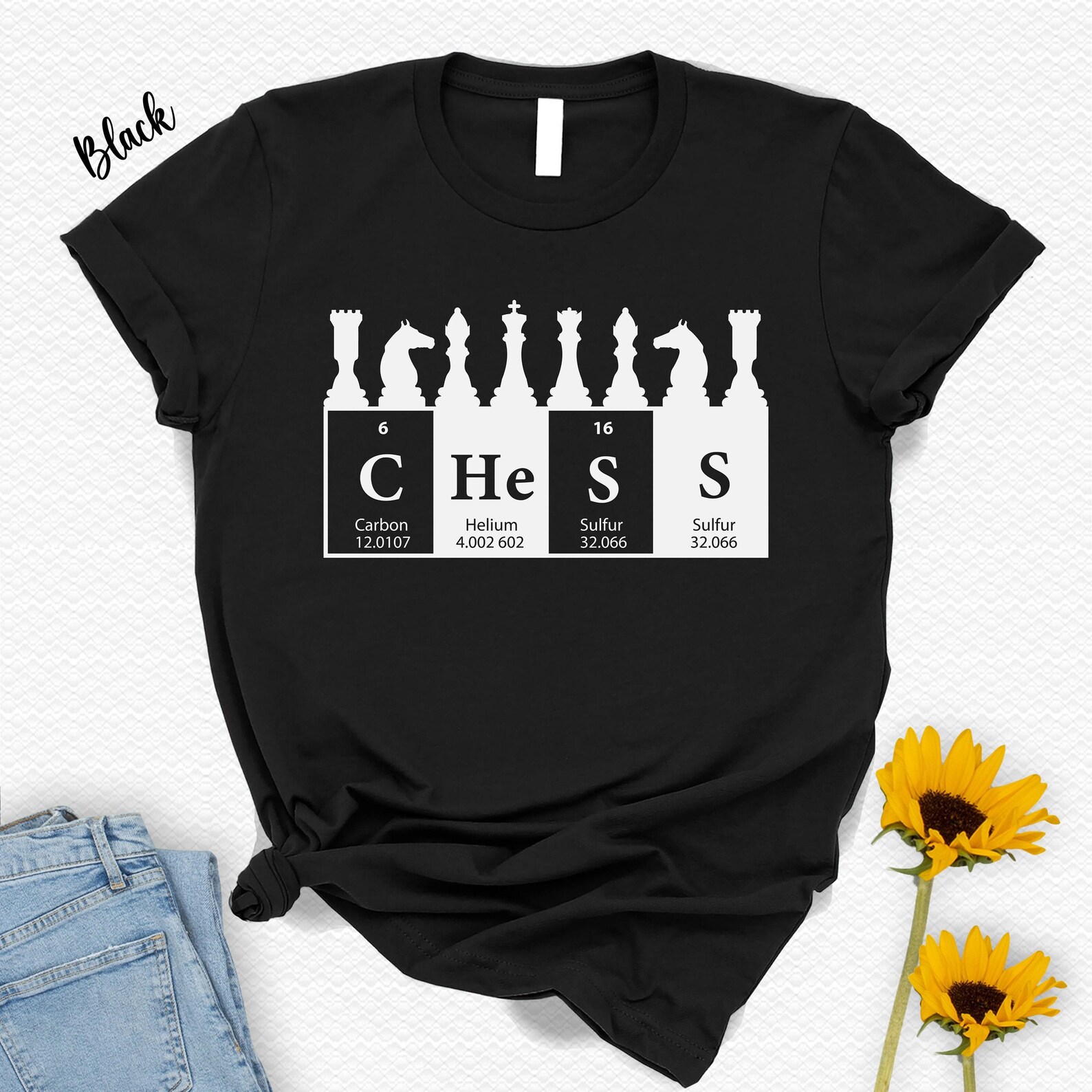 Chess Periodic Table Shirt: Gambit Chess Player Gift - Etsy