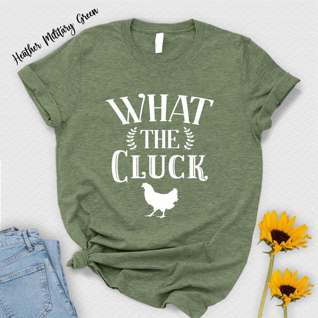 What the Cluck Chicken Shirt - Funny Farm T-shirt - Etsy