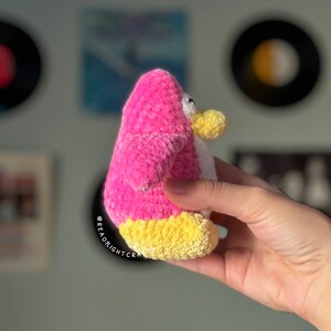 PREORDER- Pink Club Penguin Inspired Plush - Hand Crocheted Club ...