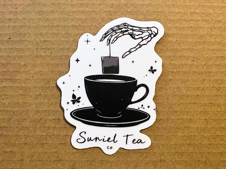 Suriel Tea Co ACOTAR Vinyl Sticker - Sarah Maas Book Lover Decal - Etsy