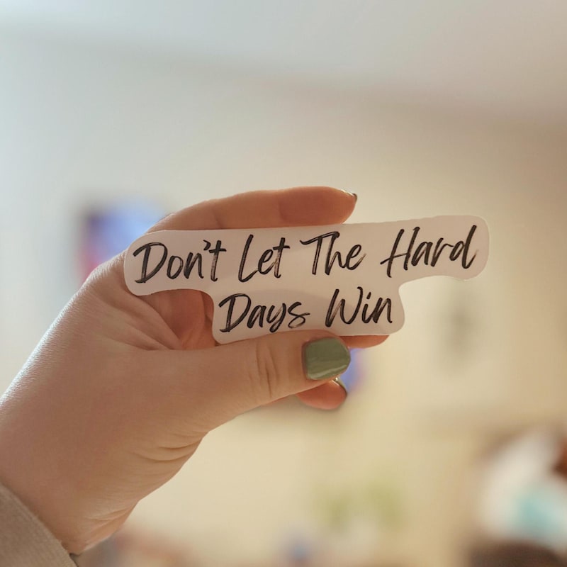 Dont Let Them Hard Days Win Bracelet - Etsy
