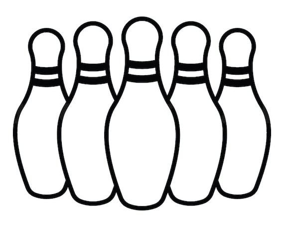 Bowling Pin Outline