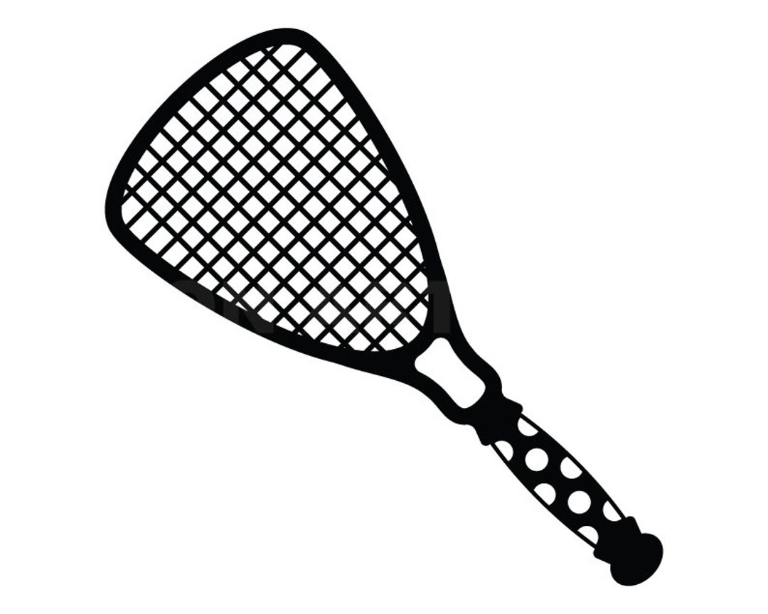 Squash Racket Svg Clipart Image, Cricut Svg Image, Dxf, Pdf, Eps, Jpg ...