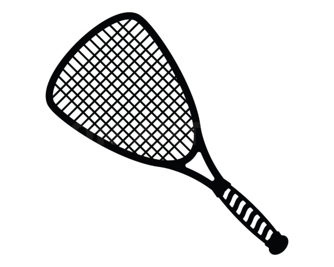 Squash Racket Svg Clipart Image, Cricut Svg Image, Dxf, Pdf, Eps, Jpg ...