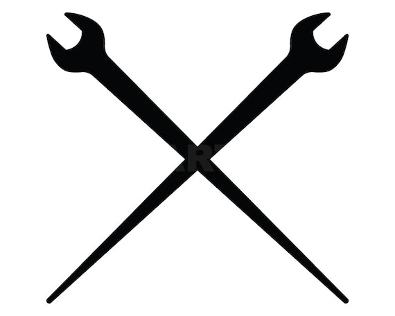 Crossed Spud Wrench Svg Clipart image Cricut Svg image Dxf | Etsy