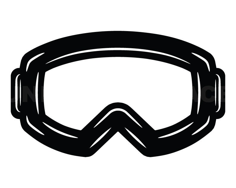 Snow Goggles Svg Clipart Image, Cricut Svg Image, Dxf, Pdf, Eps, Jpg ...
