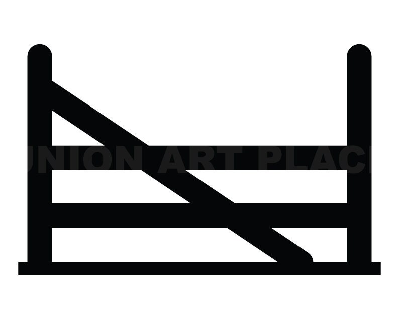 Farm Fence Svg Clipart Image Cricut Svg Image Dxf Pdf Eps - Etsy