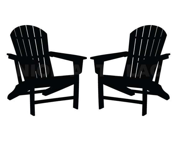 Beach Chairs Svg Clipart Image Cricut Svg Image Dxf Pdf | Etsy Hong Kong