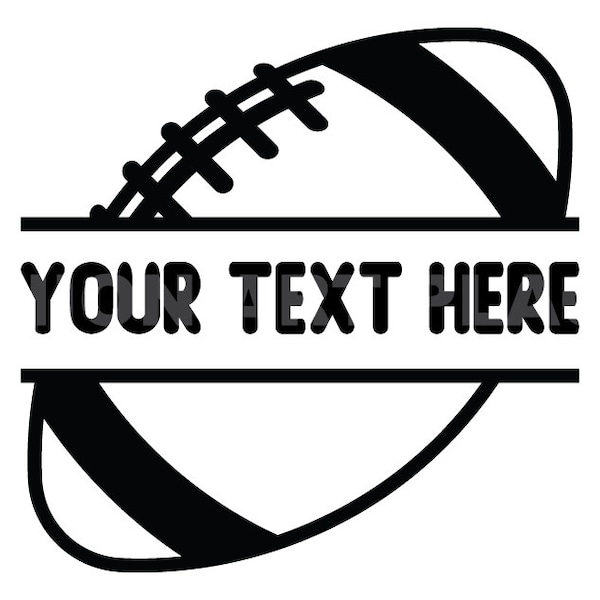 Football Frame Clipart - Etsy