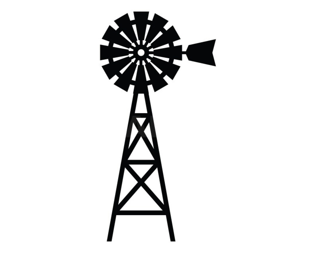 Rustic Windmill Svg Clipart Image Cricut Svg Image Dxf Pdf - Etsy Hong Kong