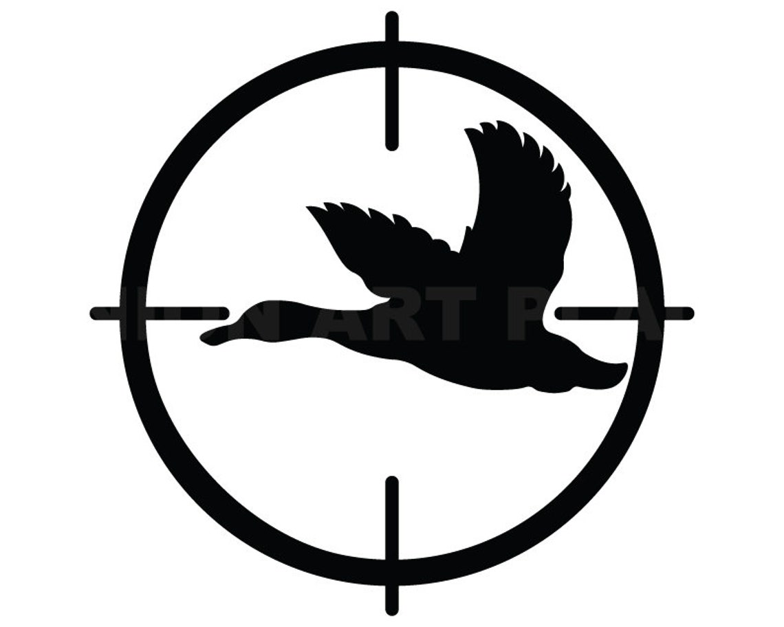 Hunting Duck Svg Clipart Image Cricut Svg Image Dxf Pdf - Etsy