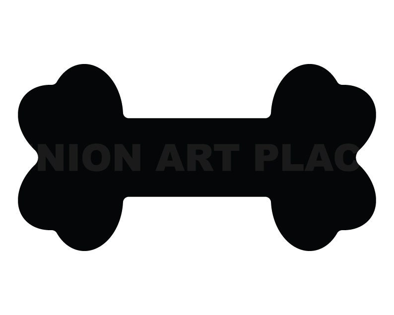 Dog Bone Svg Clipart Image Cricut Svg Image Dxf Pdf Eps - Etsy