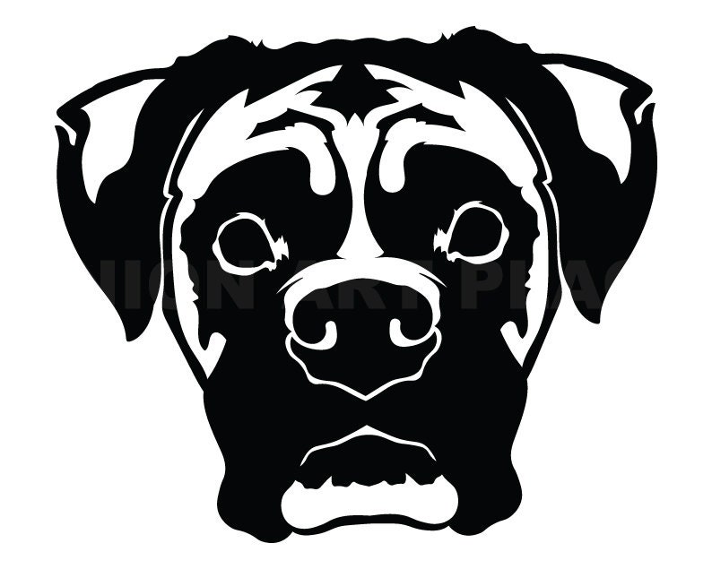 Boxer Dog Svg 02 Clipart Image Cricut Svg Image Dxf Pdf - Etsy