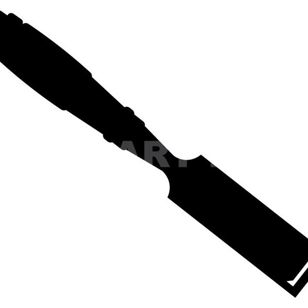 Chisel Silhouette - Etsy UK