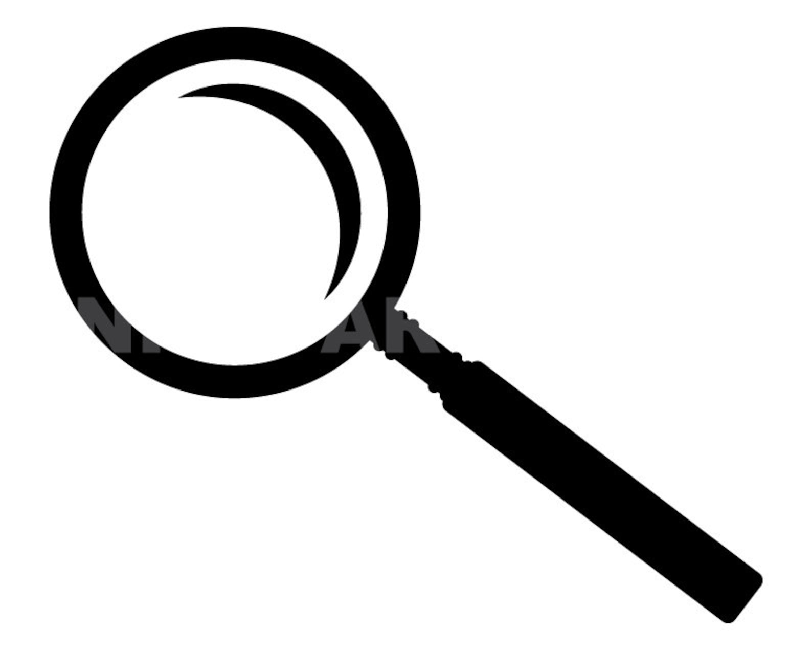 Lupa Svg Clipart imagen Cricut Svg imagen Dxf Pdf Eps | Etsy España