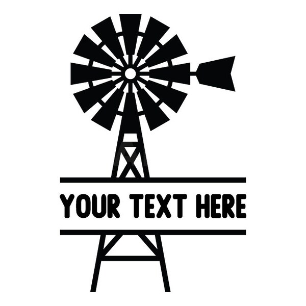 Windmill Svg - Etsy