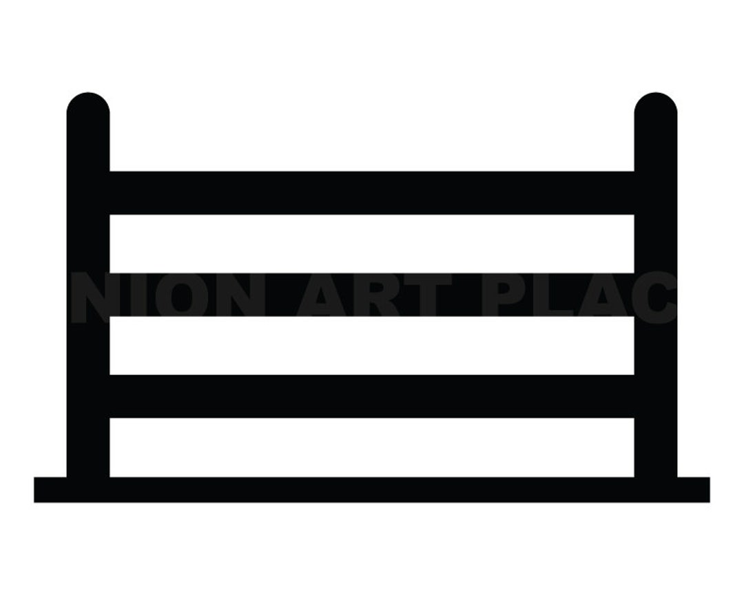 Farm Scene Svg Farm Fence Svg Clipart Image Cricut Svg Image - Etsy ...