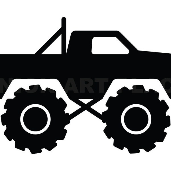 Monster Truck Svg - Etsy