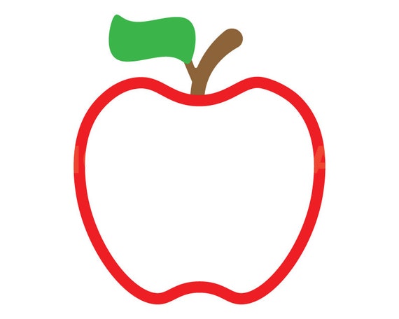 Apple Outline Clip Art