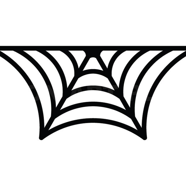 Spider Web Clipart - Etsy