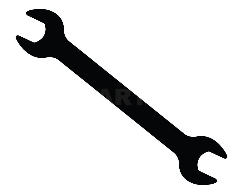 Spanner Silhouette Clipart Image Cricut Svg Image Dxf Pdf - Etsy New ...
