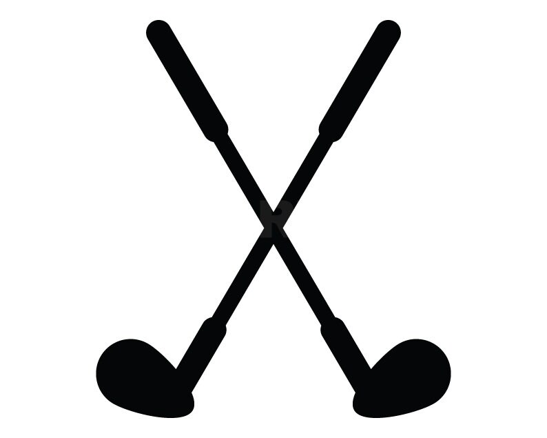Golf Clubs Svg Clipart Image Cricut Svg Image Dxf Pdf Eps - Etsy