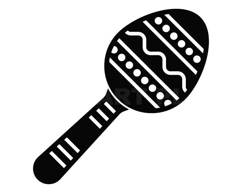 Maracas Silhouette Clipart Image Cricut Svg Image Dxf Pdf - Etsy