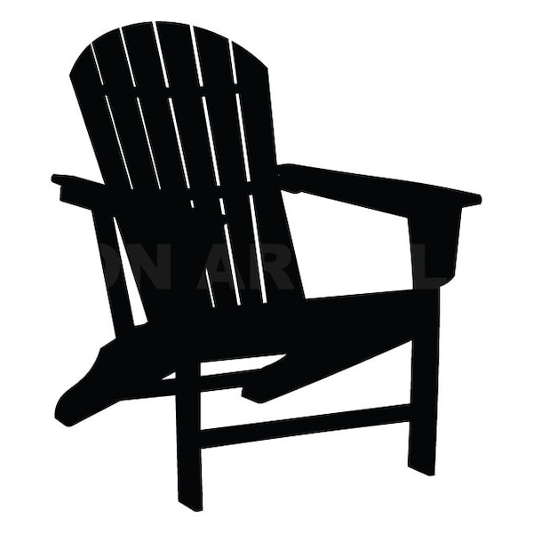 Adirondack Chair Dxf - Etsy