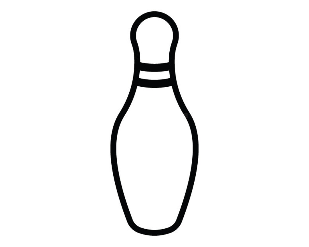 Bowling Pin Outline Svg Bowling Ball Svg Clipart Image Cricut - Etsy Canada