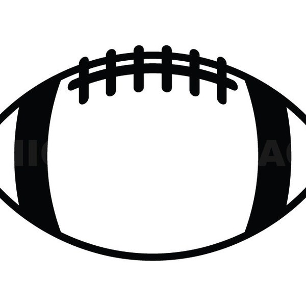 Football Outline Svg - Etsy