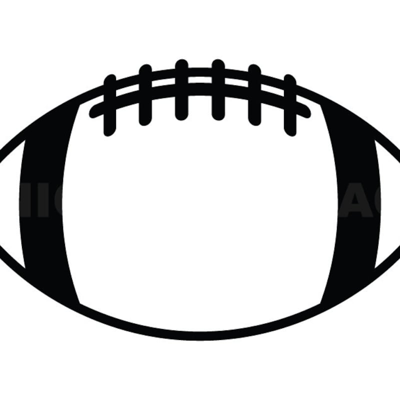 Football Outline Svg - Etsy