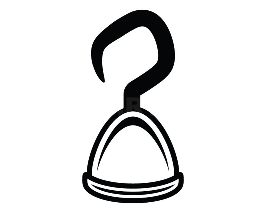 Pirate Hook Outline Svg Clipart Image Cricut Svg Image Dxf - Etsy