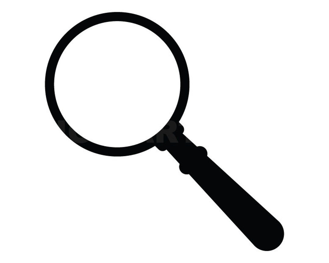 Magnifying Glass Svg Clipart Image Cricut Svg Image Dxf Pdf Eps