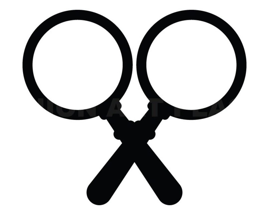 Crossed Magnifying Glasses Svg Clipart Image Cricut Svg - Etsy