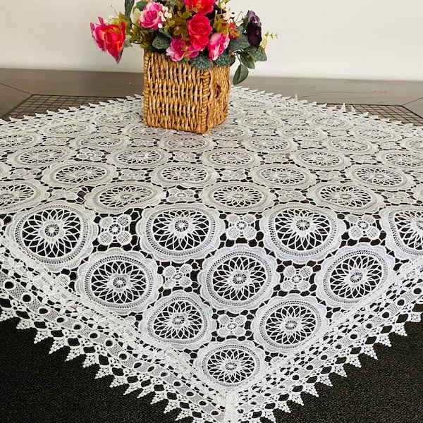 Lace Table Topper - Etsy
