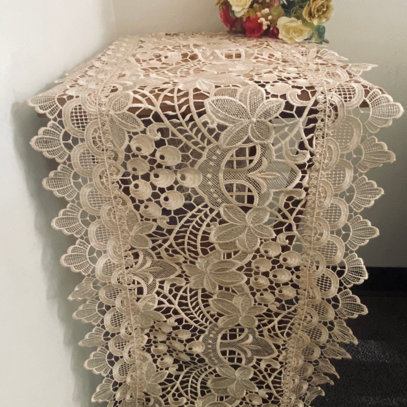 Table Runner Lace - Etsy