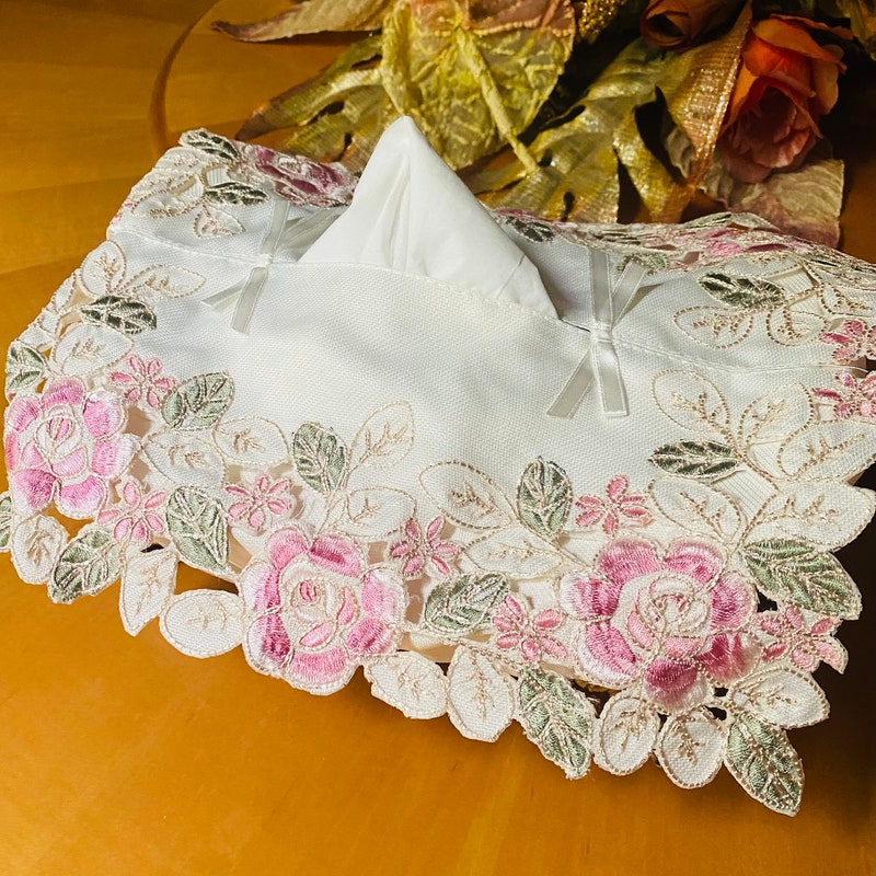 Linen Tissue Box Cover - Etsy