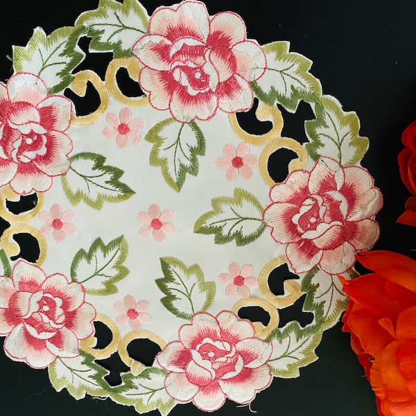 Embroidered Doilies - Etsy