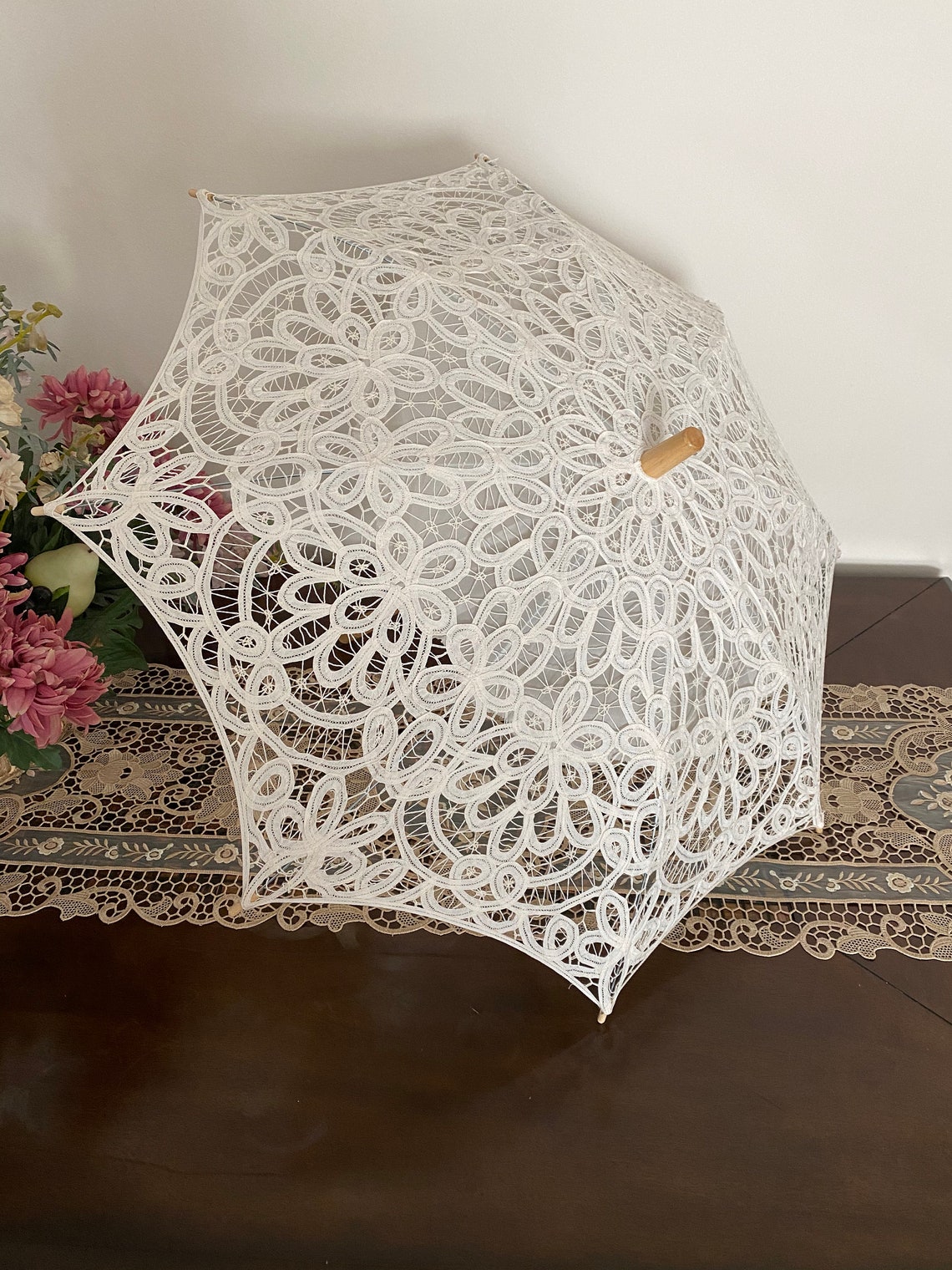 AMT Hand Made Cotton Victorian Lace Embroidery Wedding | Etsy