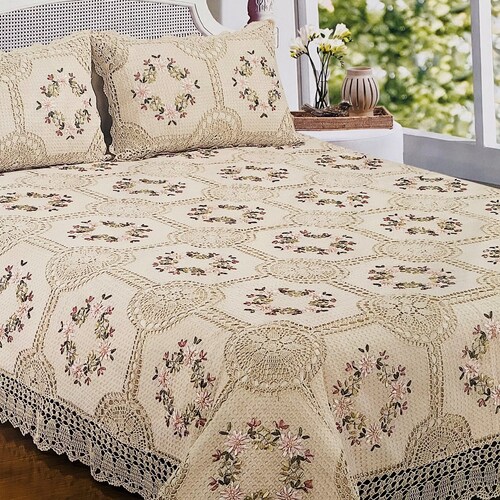 A&MT Handmade Cotton Crochet Bed Set Pillow Shams - Etsy