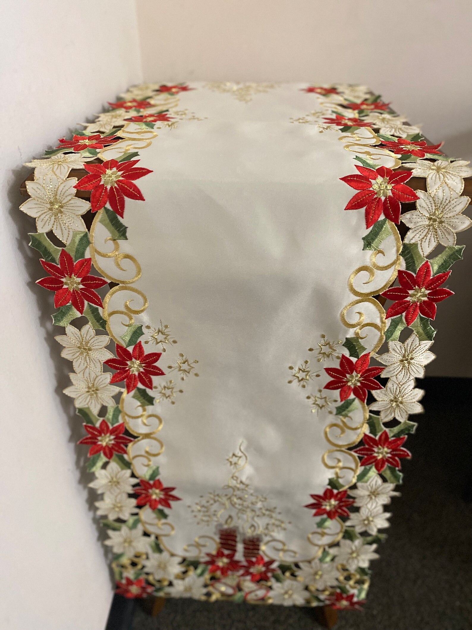 AMT Gorgeous Golden Thread Embroidery Christmas Holiday - Etsy