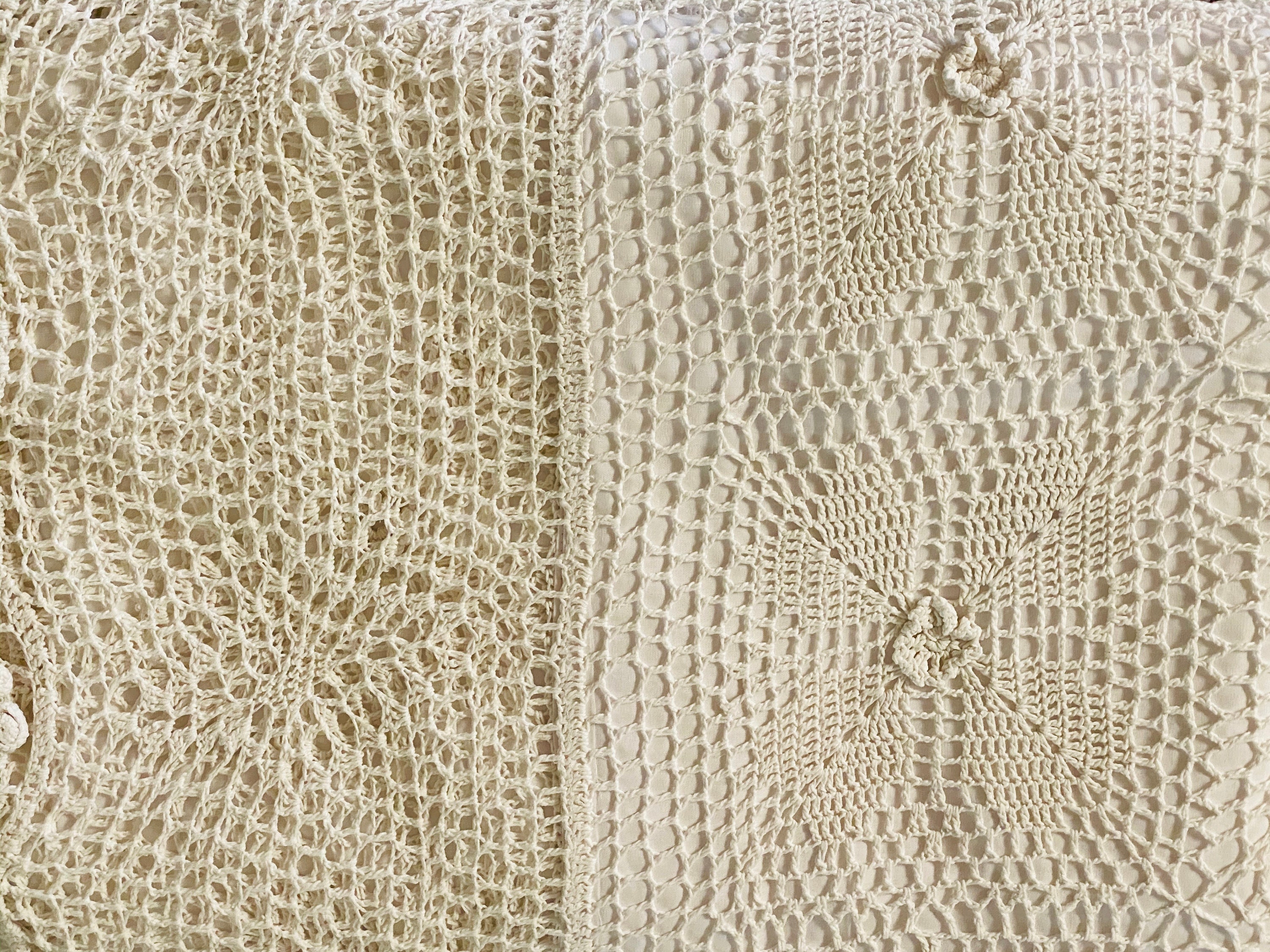 A&MT Handmade Cotton Crochet Bed Set Pillow Shams - Etsy