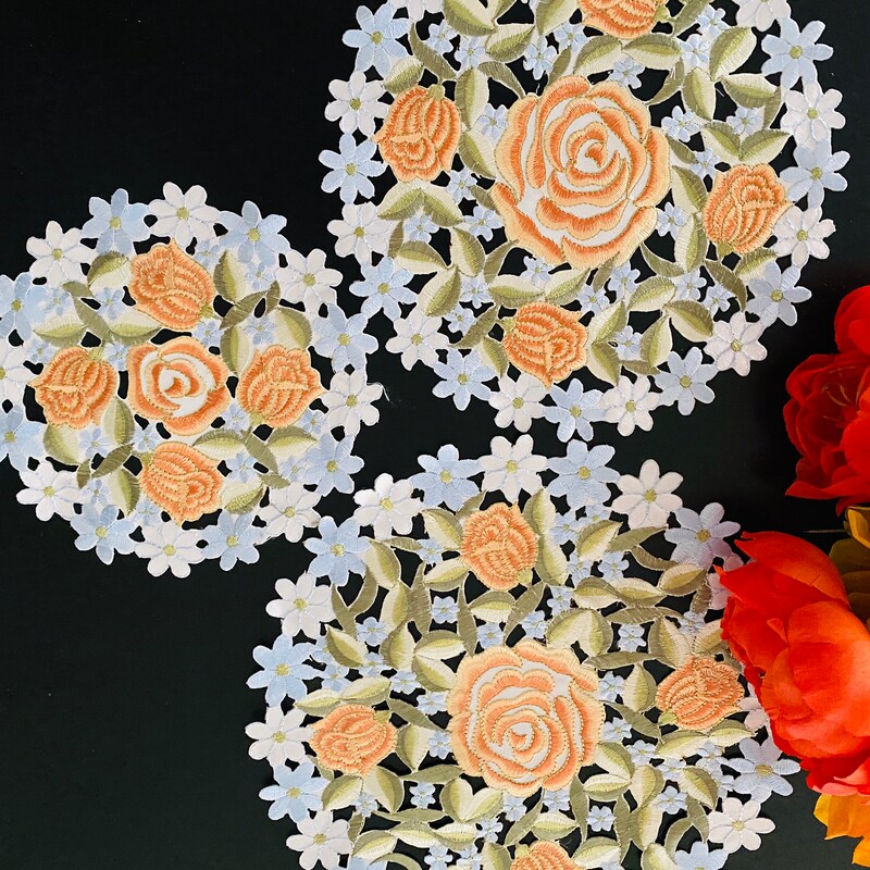 Blue Doilies - Etsy