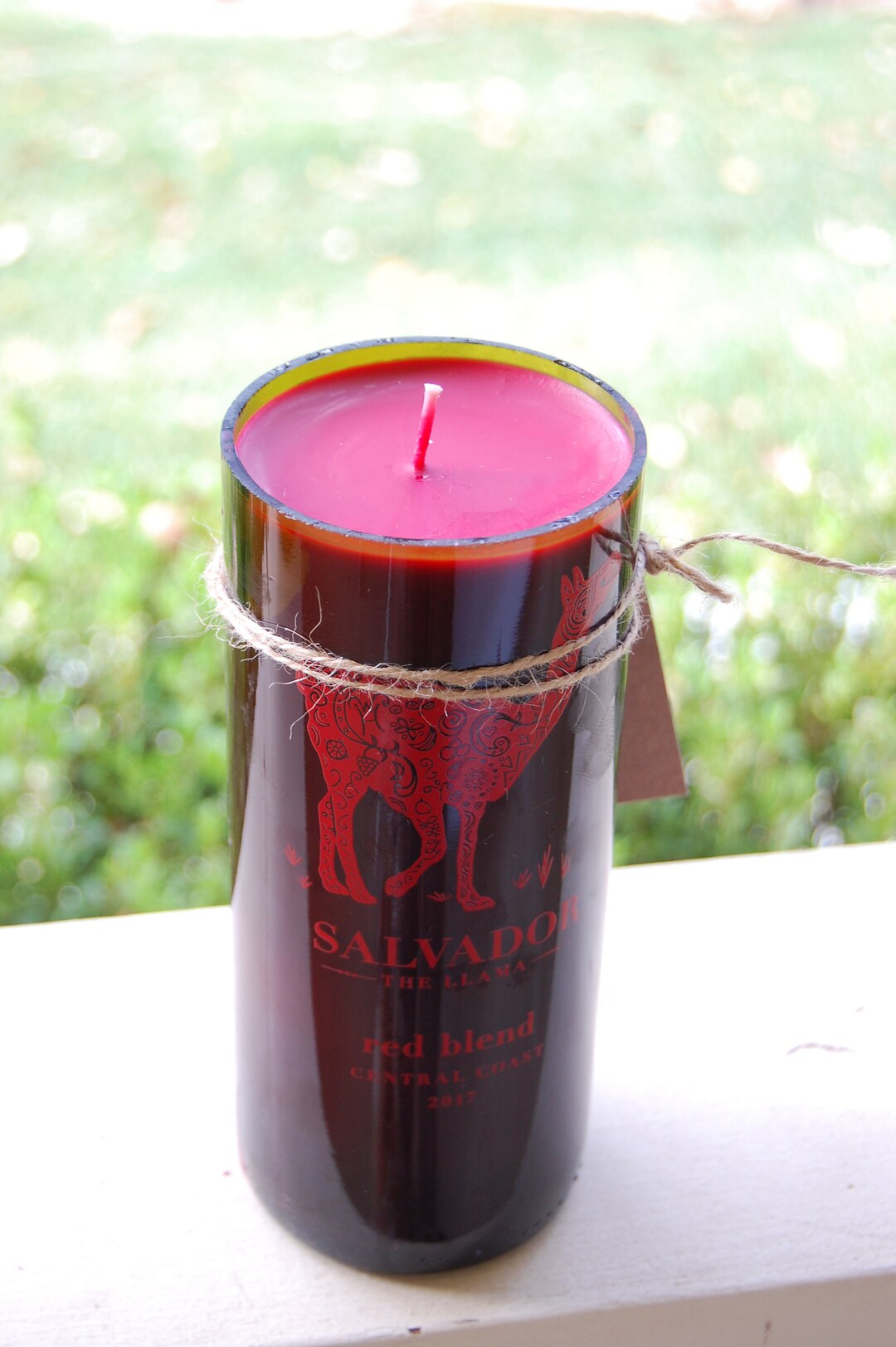 Llama Label Candle With Fragrance and Color - Etsy