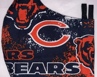 Chicago Bears Mask - Etsy