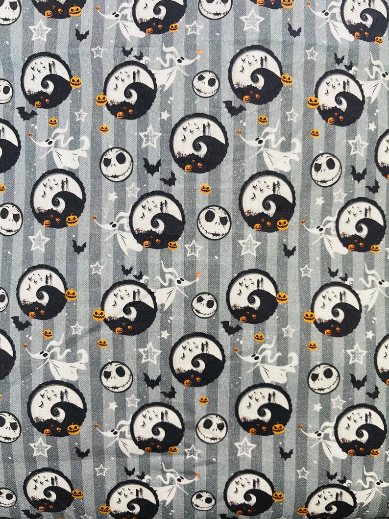 Nightmare Before Christmas Cotton Fabric - Etsy