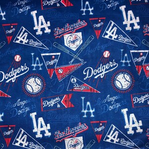 Dodgers Cotton Fabric - Etsy