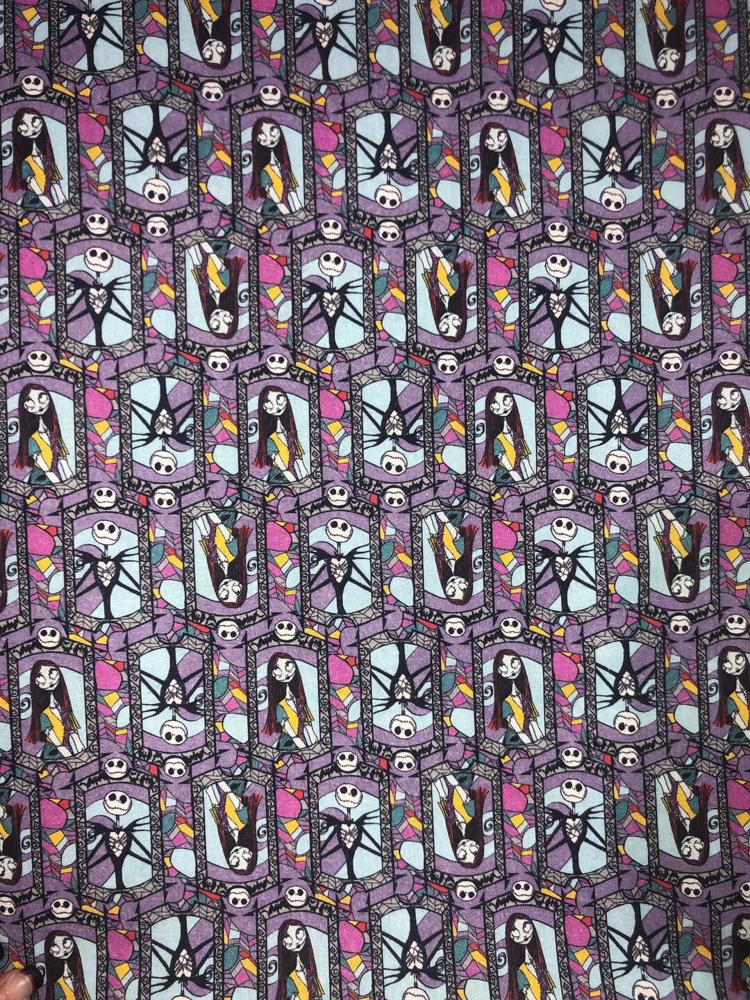 Nightmare Before Christmas Cotton Fabric - Etsy