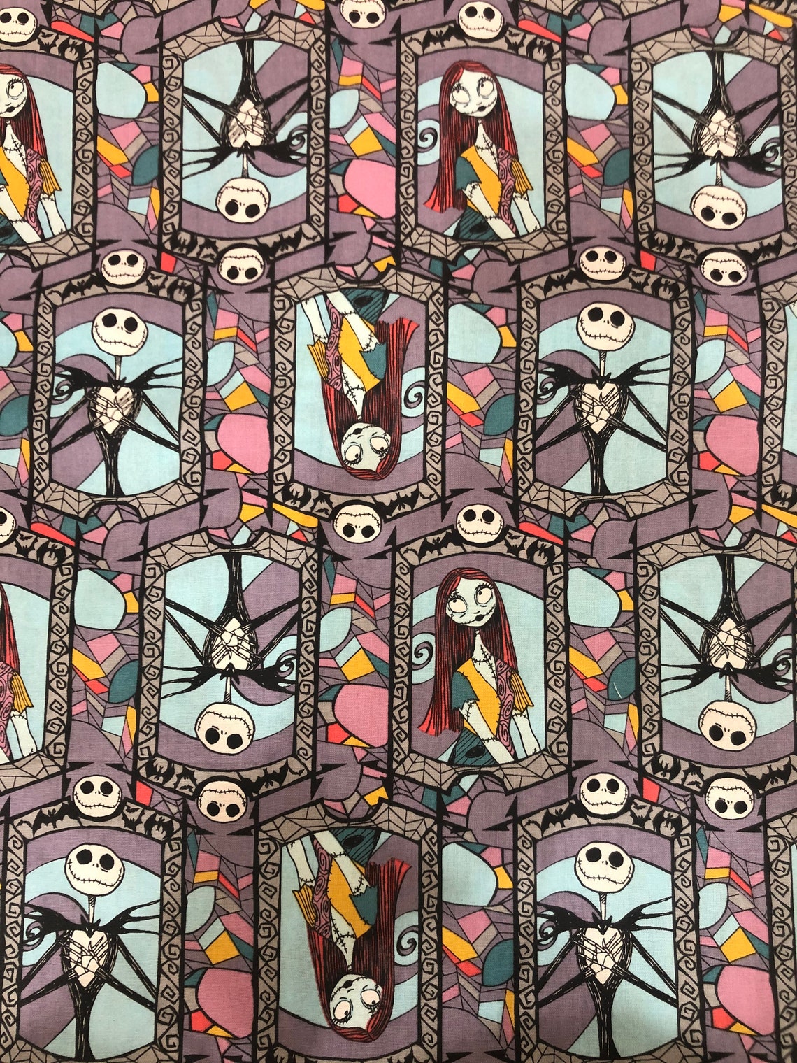 Nightmare Before Christmas Cotton Fabric - Etsy